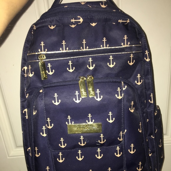 Accessories | Jujube Navy Blue Anchor Backpack | Poshmark